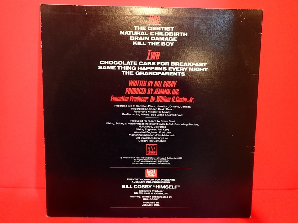 BILL COSBY HIMSELF MOVIE SOUNDTRACK 1982 | eBay