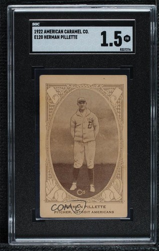 1922 American Caramel Series of 240 - E120 Herman Pillette (RC) for ...