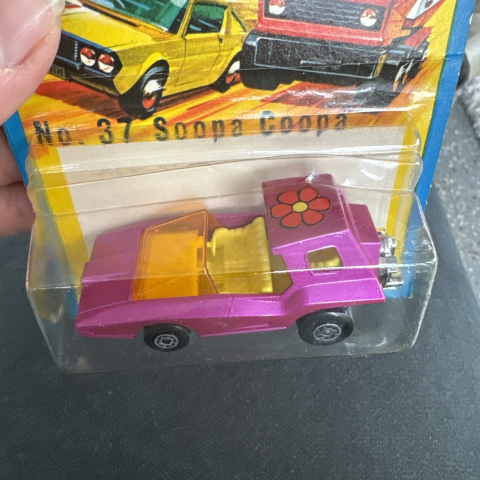 Matchbox Superfast Lesney No 37 Soopa Coopa HTF Rare 1/64 Scale Purple ...