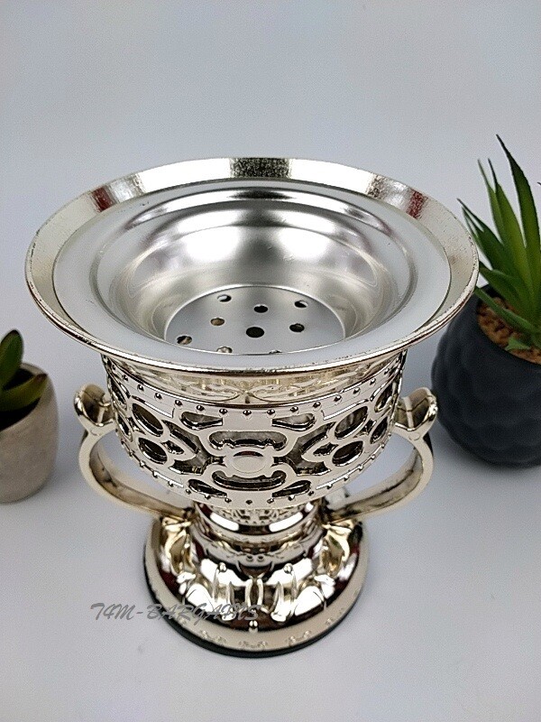 Arabian Incense Diffuser Bakhoor Oud Burner Bakur Metal Mabkhara Home ...