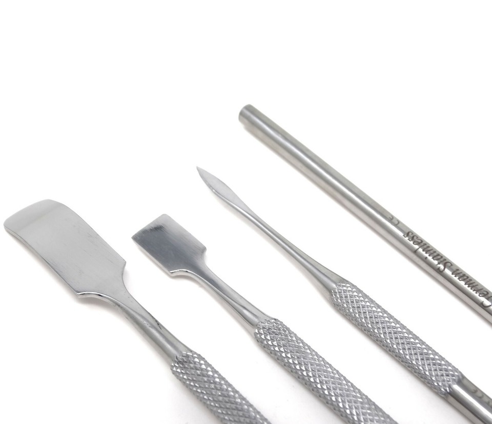 4Pc Stainless Steel Spatula Wax&Clay Sculpting Tool Set Shapers Polymer ...