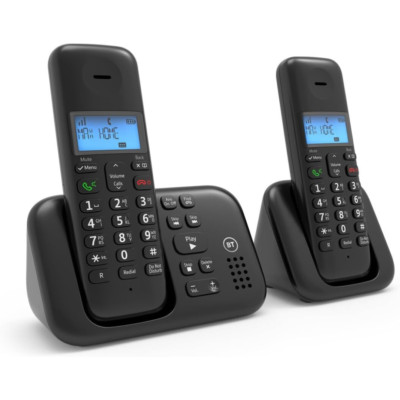 BT Home Phone with Nuisance Call Blocking and Answer Machine Twin ...