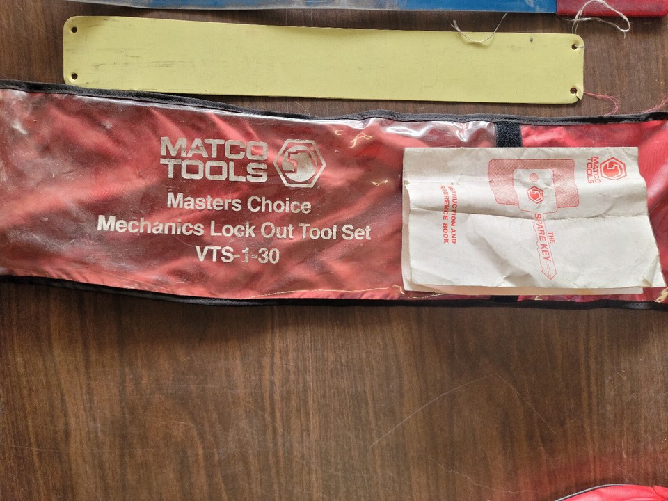 MATCO TOOLS Master Choice MECHANICS Tool Set VTS-1-30 | VTS130 Warranty