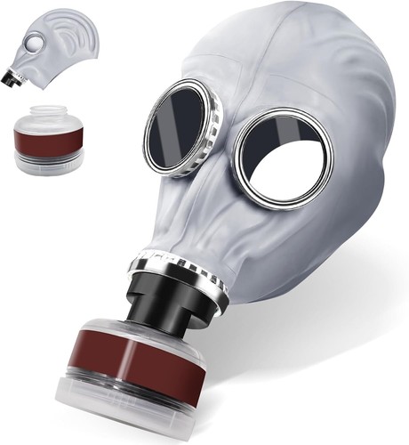 Full Face Respirator Mask Gas Masks Survival Nuclear with Activated ...