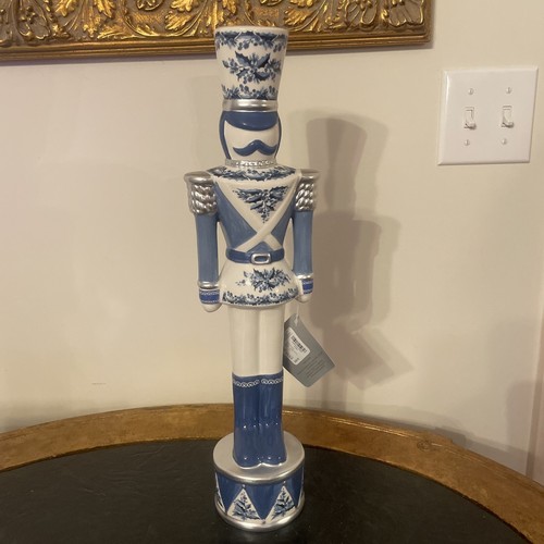 Dillard’s Southern Living Large Blue White Chinoiserie Nutcracker | eBay