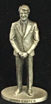 Vintage Danbury Mint Jimmy Carter 39th President Pewter Statue NM | eBay