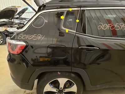 2018 JEEP COMPASS PASSENGER RIGHT PRIVACY TINT QUARTER GLASS WINDOW ...