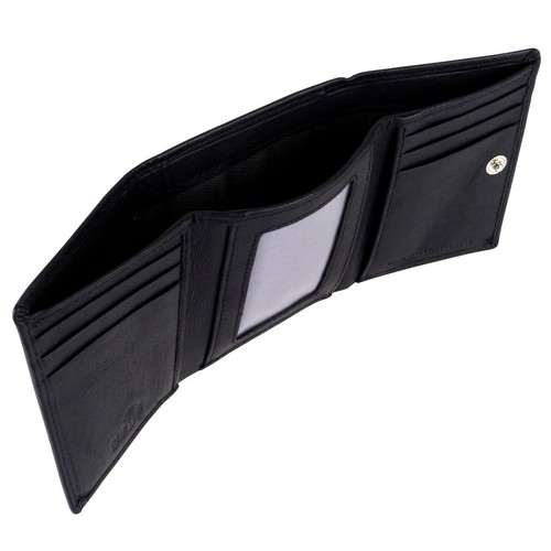 Rowallan of Scotland Mens Leather Tri-fold Compact Wallet | eBay UK