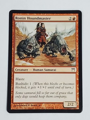 MTG Ronin Houndmaster (Champions of Kamigawa/Red/C) - BGM | eBay