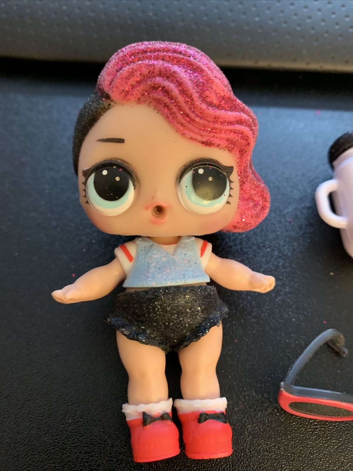 LOL Surprise Doll GLITTER ROCKER BABY Series 3 GLITTER BABE Punk Rock ...
