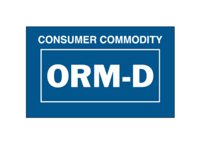 1 3/8 x 2 1/4" - "Consumer Commodity ORM-D" Labels, 500/Roll | eBay