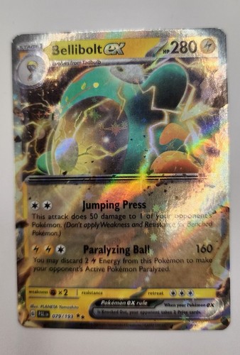 New Pokémon TCG Paldea Evolved - Bellibolt EX 079/193 - NM | eBay