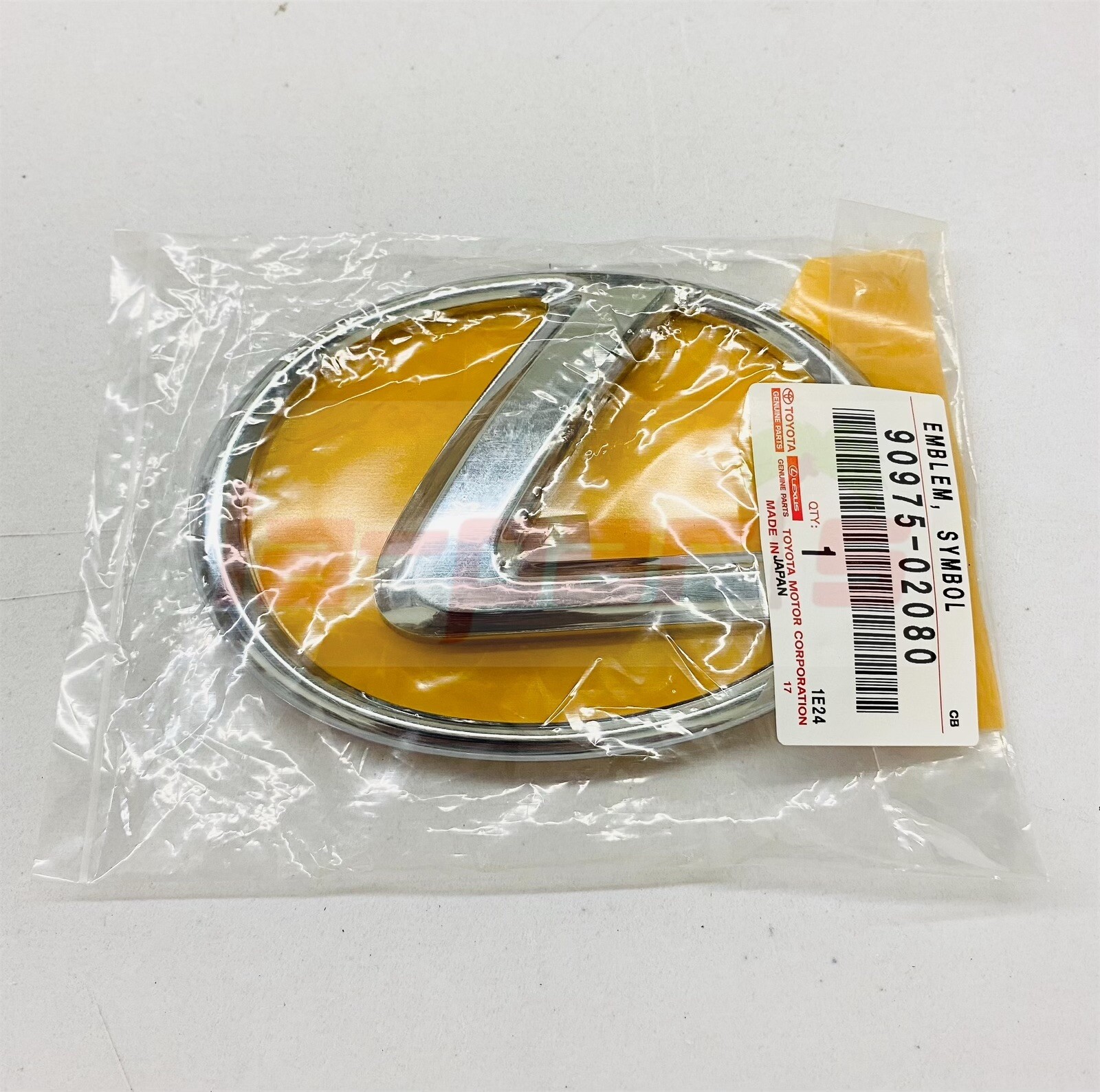 GENUINE 90975-02080 LEXUS 06-15 IS250 IS350 FRONT EMBLEM W/O DISTANCE ...