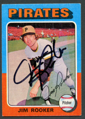Jim Rooker #148 signed autograph auto 1975 Topps Baseball Trading Card ...