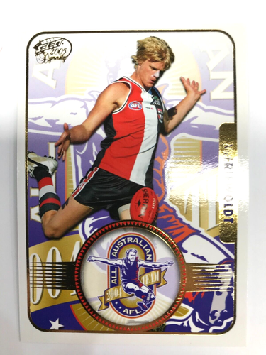 2005 SELECT AFL DYNASTY ALL AUSTRALIAN TEAM CARD AA12 NICK RIEWOLDT-ST ...