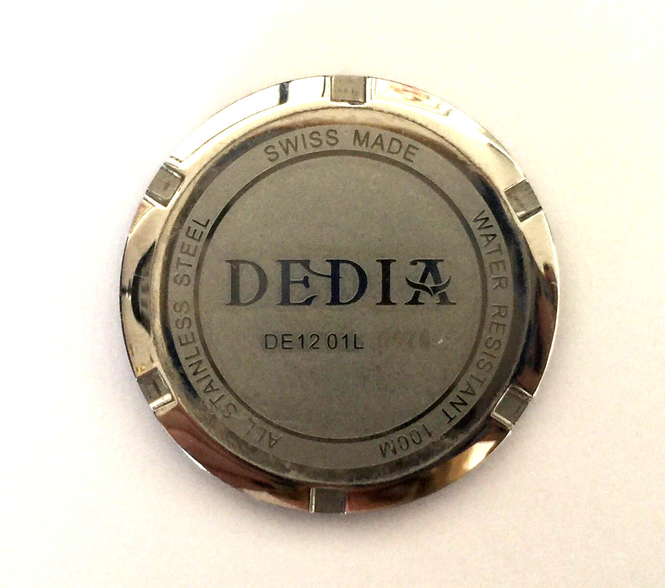 DEDIA Lily L Women's Genuine Diamond / Mother of Pearl MOP Swiss Watch ...