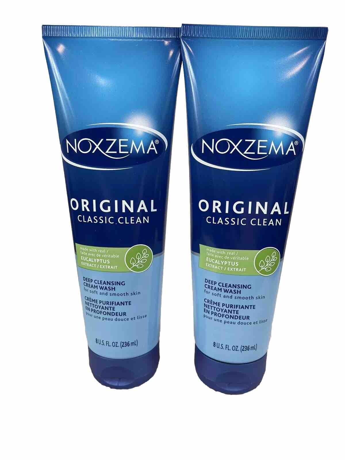 Noxzema Classic Clean Original Eucalyptus Deep Cleansing Cream 8oz Tube ...