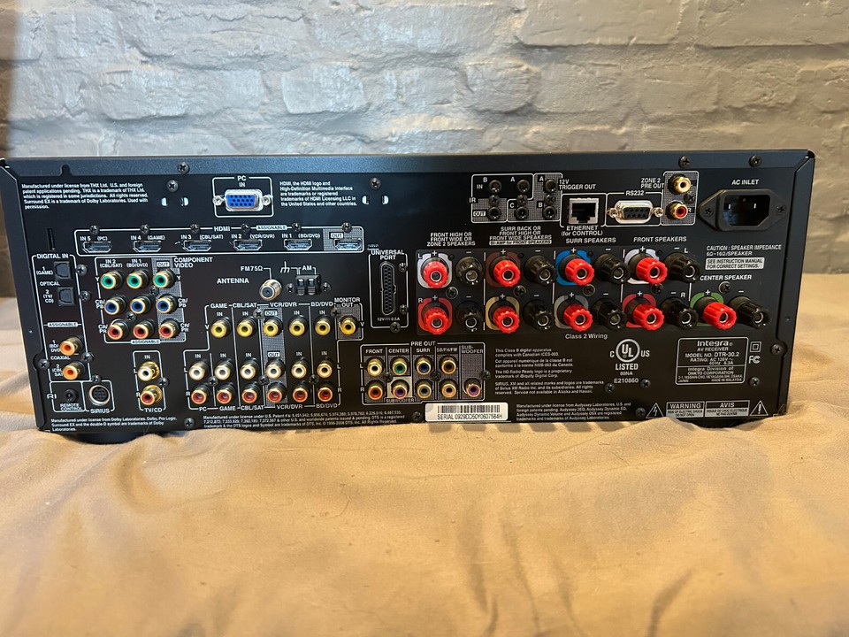 Integra DTR-30.2 Surround Sound 7.2 bundled with Remote and Extras | eBay