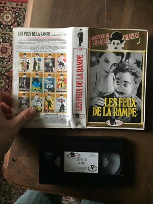 CASSETTE VIDEO VHS CINEMA les feux de la rampe charlie chaplin | eBay