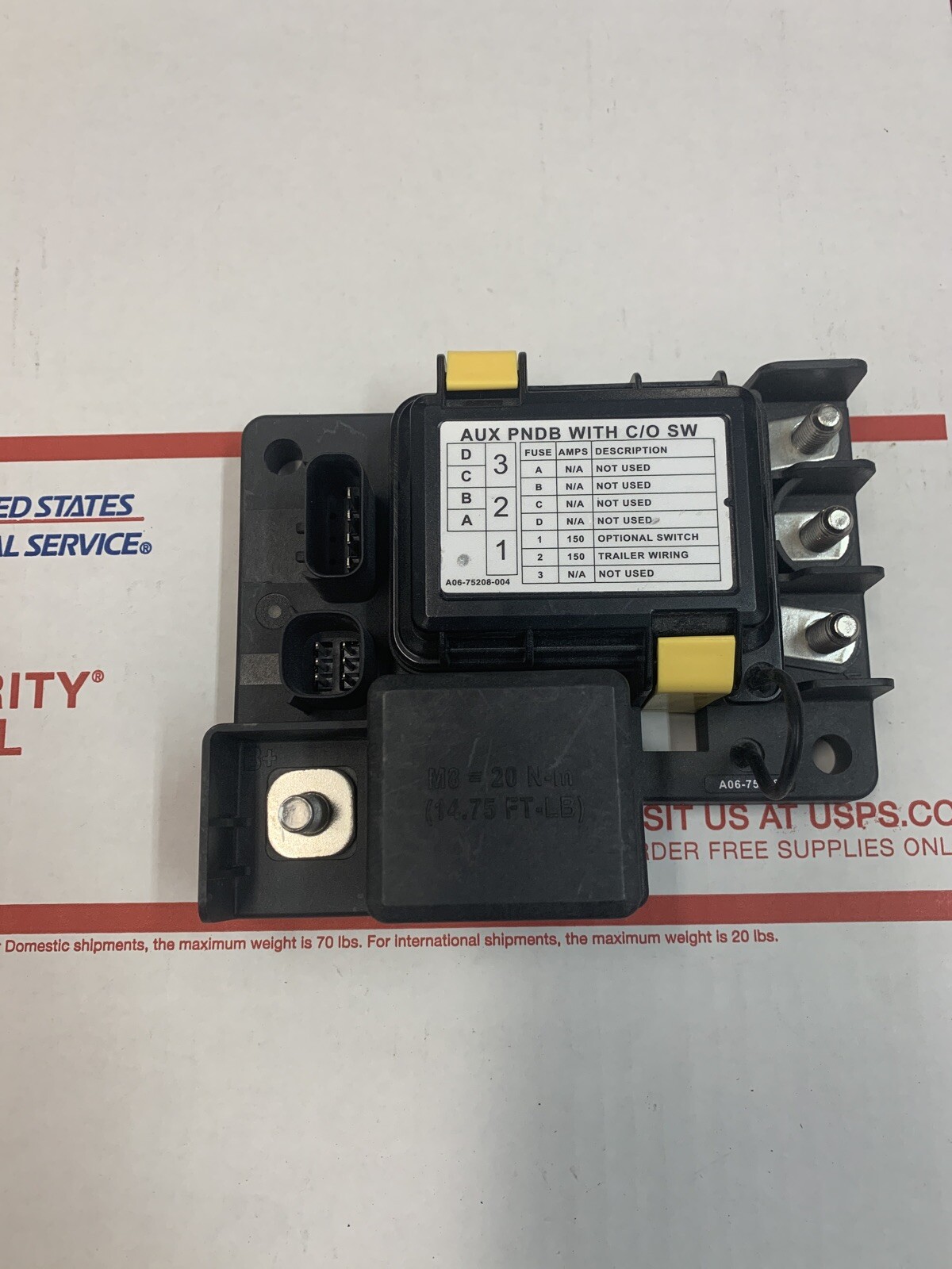 Littelfuse Power Harness Junction Box Main PNDB A06-75208-004, A66 ...