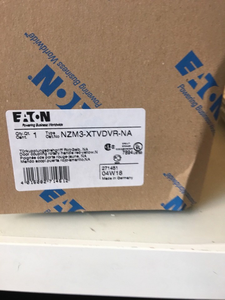 EATON NZM3-XTVDVR-NA. Red Handle. FOR BREAKER NZM3 USA STOCK UL LISTED ...
