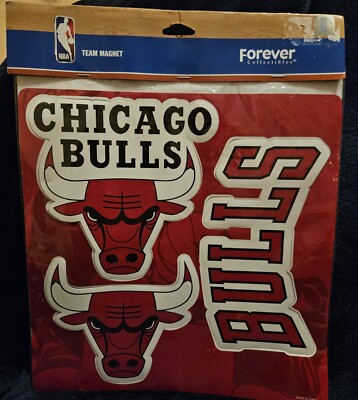 Chicago Bulls Magnet 3 Piece Set Team Logo NBA Basketball | eBay