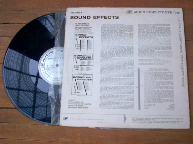 *SOUND EFFECTS LP #4 - 1939 Hot Rod 1928 Bugatti 1932 Invicta 1936 ...