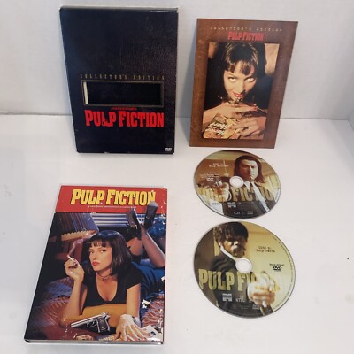 Pulp Fiction DVD Collectors Edition Quentin Tarantino Bruce Willis Uma ...