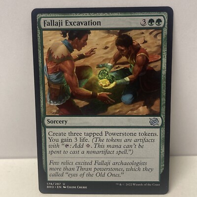 Fallaji Excavation (178) The Brothers' War BRO MTG Magic The Gathering ...