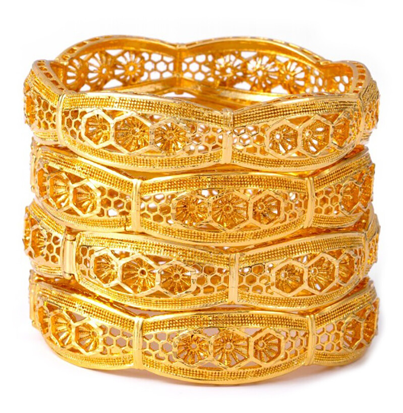 18k Gold Filled Over Sterling Silver Womens 15mm Bracelet Bangladesh ...