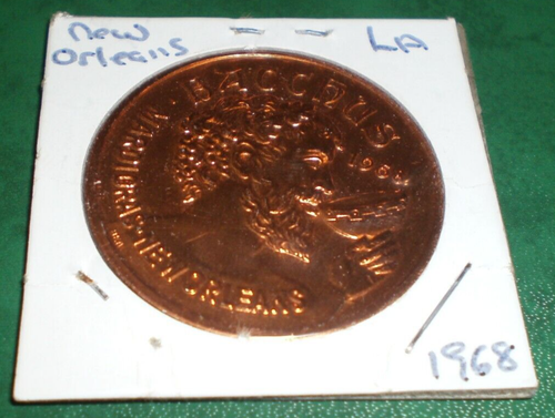 Trade Dollar Token New Orleans 1983 Jewels Of The Zodiac Bacchus Coin ...