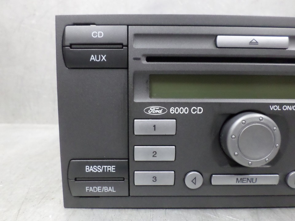 FORD FIESTA MK6 FUSION RADIO CD PLAYER STEREO + CODE KW2000 6000CD ...