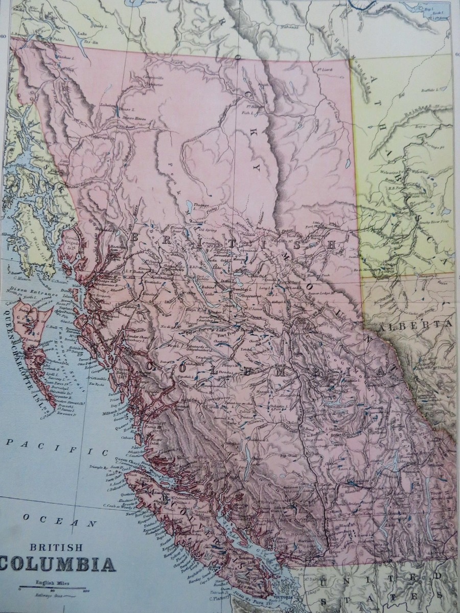 Maps Of Canadian British Columbia I Made An Exaggerated Relief Map Of