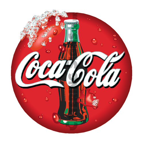 Coca Cola Sticker - Coke Catering Sign Window Decal Cafe Restaurant Ice ...