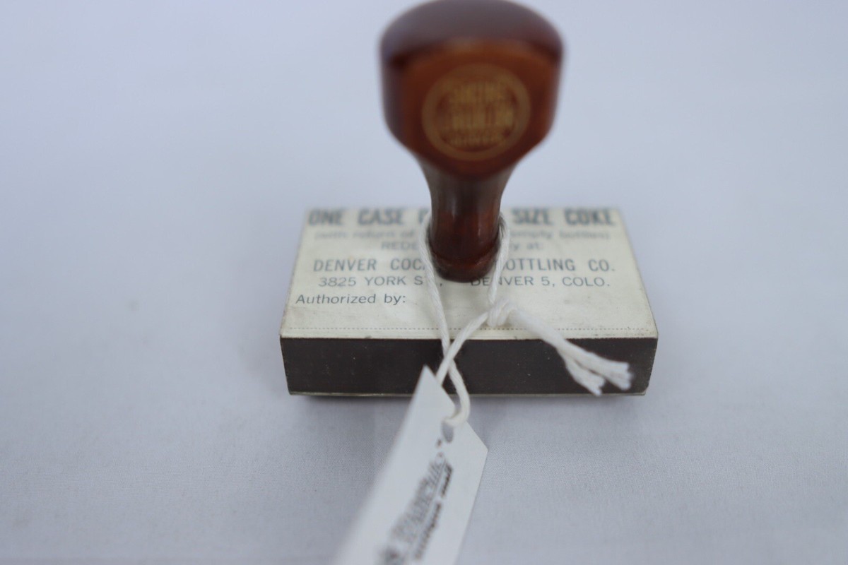 Coca Cola Rubber Stamps
