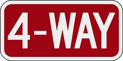 4-Way Sign | eBay