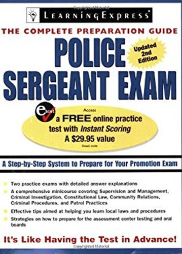 Police Sergeant Exam : A Step-by-Step System to Prepare for Your ...