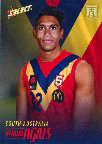 2015 South Australia AFL Select Future Force Rookie Card - Keiran Agius ...