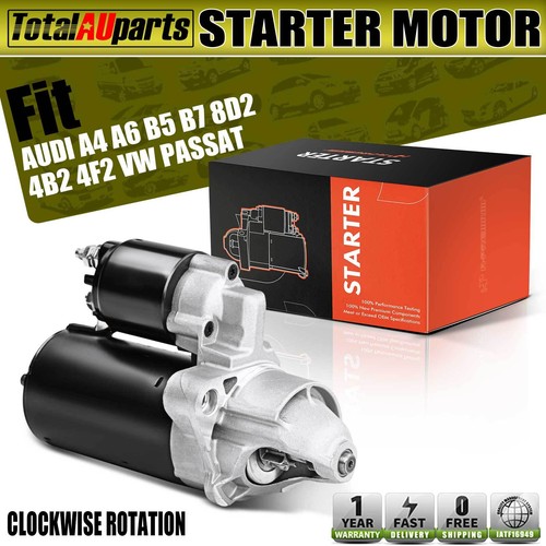 Starter Motor for Audi A4 B5 8D2 8E2 B6 A6 4B2 C5 Volkswagen Passat 3B2 ...