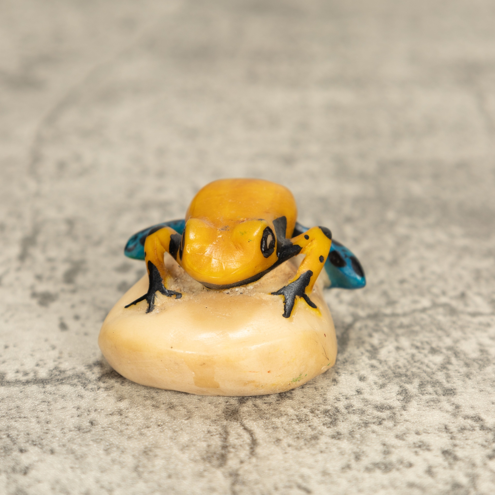 Vintage Frog Tagua Nut Carving | eBay