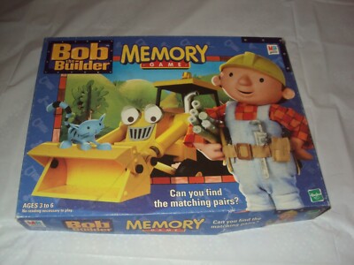 Bob the Builder Memory Game 2001 Hasbro Pre-Owned | eBay