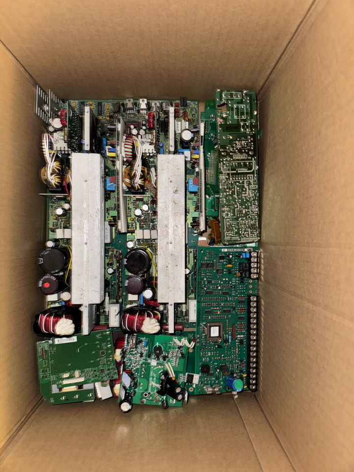 ~37 LBS Gold Recovery Electronics SCRAP HIGH GRADE ICs TRACES Telcom ...