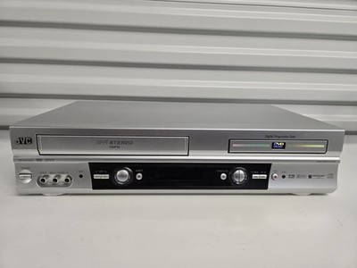 JVC HR-XVC25U Silver DVD VCR VHS Video Cassette Recorder Player TESTED ...