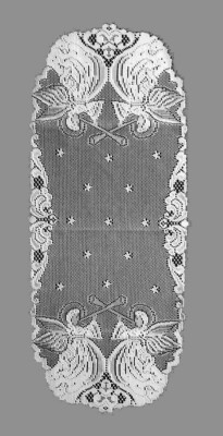 Heritage Lace ALPINE ANGELS Table Runner 15" x 36" - Made in USA! | eBay
