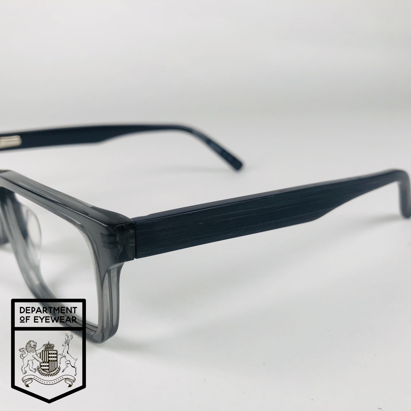 Specsavers Eyeglasses Grey Rectangle Glasses Frame Mod Abraham 25390193 ...