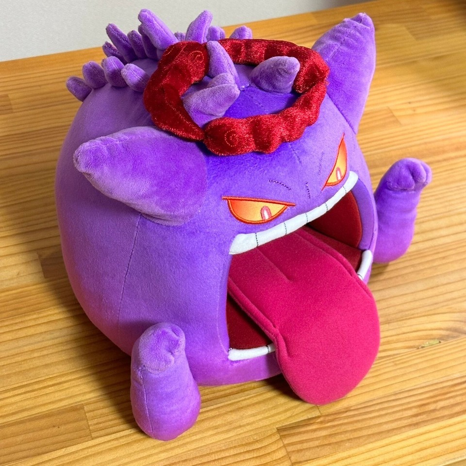 Pokemon Center Original Gigantamax Plush Doll Gengar 37cm G-max RARE ...