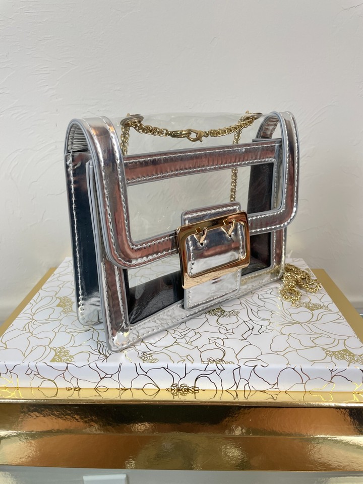 Stadium Approved Clear Crossbody Purse | Gameday Purse | Transparent ...