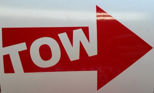 Tow Arrow sticker / decal / vinyl *Multiple colors & Sizes* Race Car | eBay