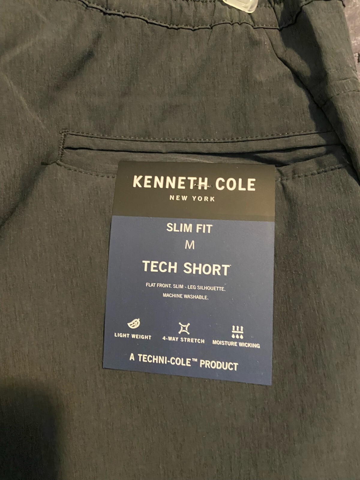 (3) Pairs Men Kenneth Cole Tech Shorts Stretch Size M Moisture Wick Slim Fit NWT | eBay