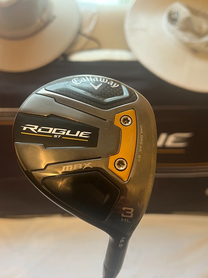 **Used Callaway Rogue ST Max 3 HL FW w/ C6 Red 40g A-Flex Shaft by ...
